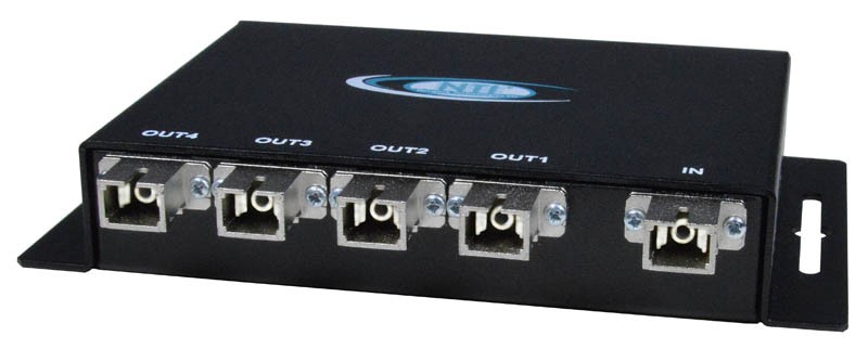DVI Splitter Fiber distribution amplifier Extend 4 digital Monitor